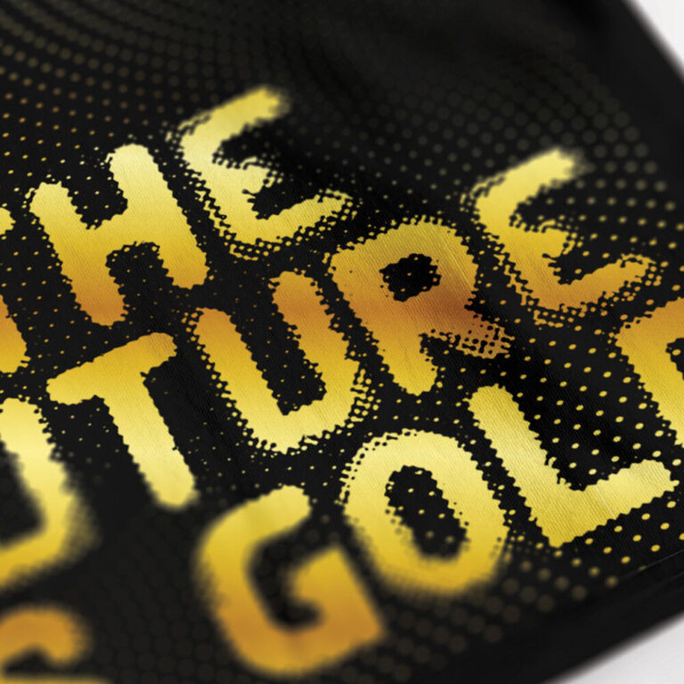 DTF Film: Gold Metallic Finish • TheMagicTouch DTF Foil Gold